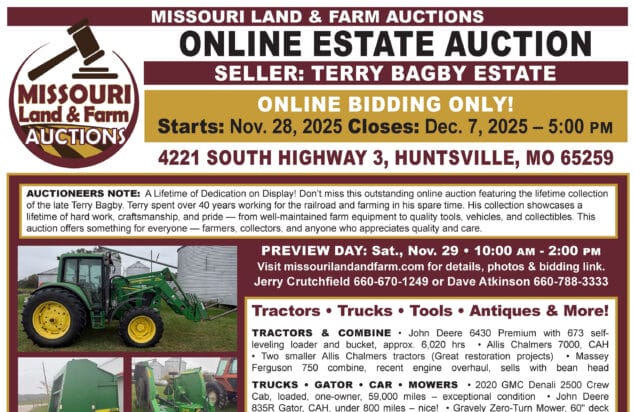 Auctions - Missouri Land & Farm